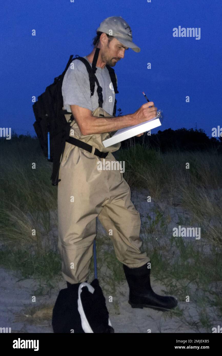 --PLEASE HOLD-- This Tuesday, July 16, 2019, photo shows Jason Davis, a ...