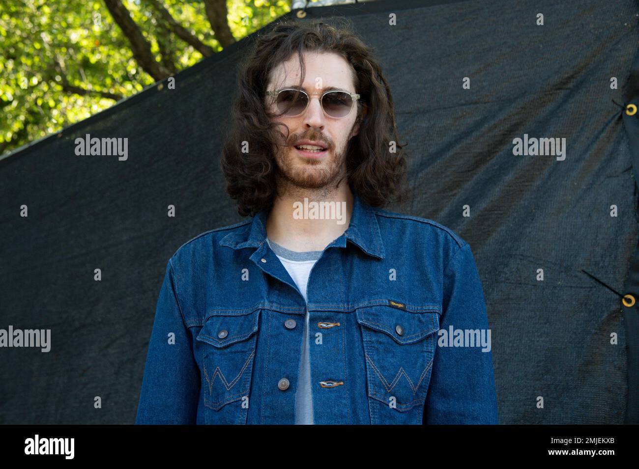 Hozier poses for a portrait on day one of Lollapalooza in Grant Park on ...
