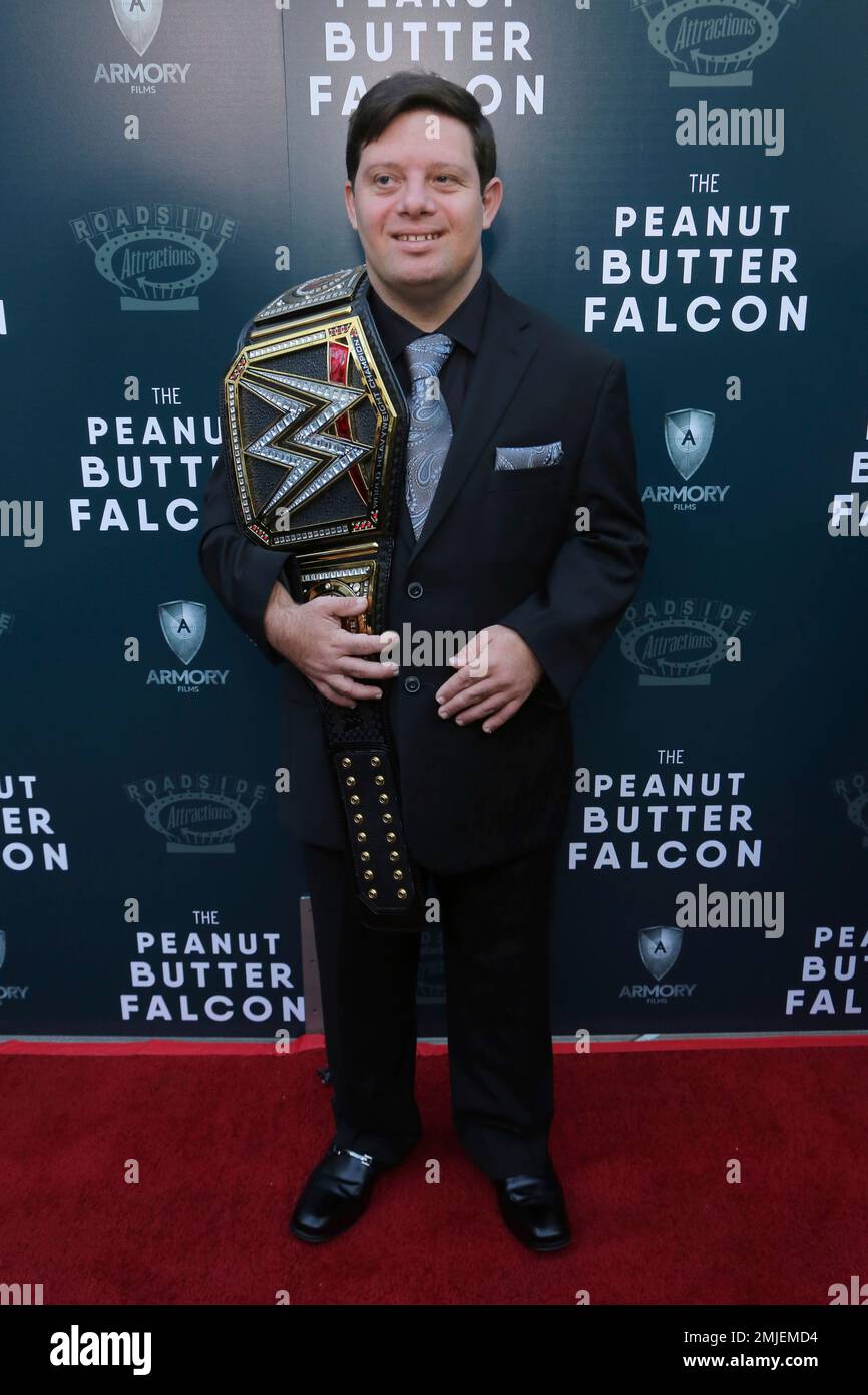 Zack Gottsagen attends the LA Special Screening of "The Peanut Butter ...