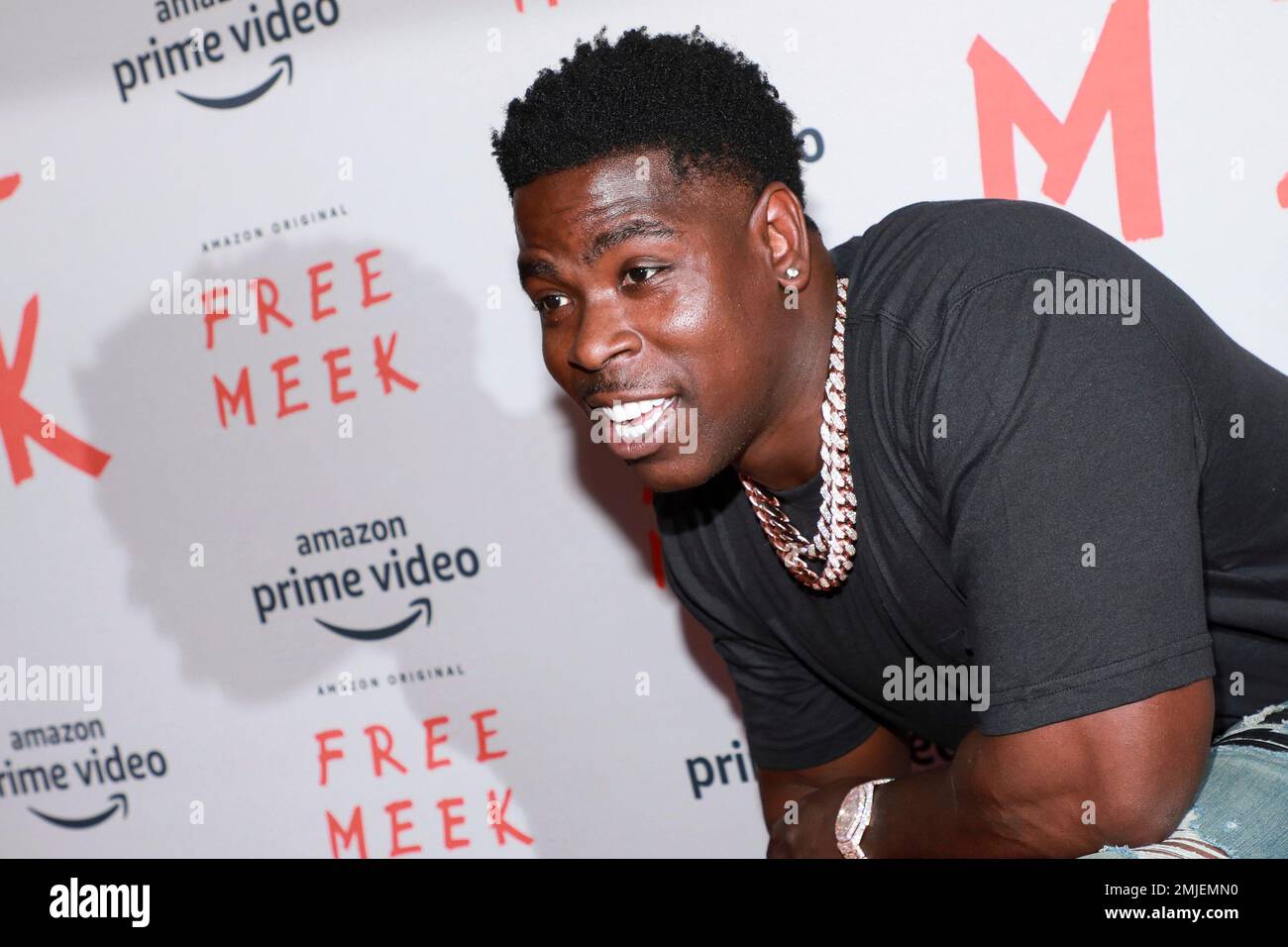 Casanova attends the world premiere of Amazon Prime Video's "Free Meek ...