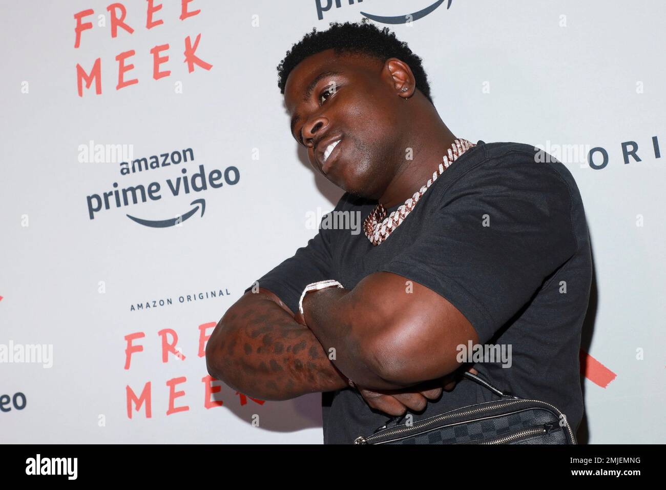 Casanova attends the world premiere of Amazon Prime Video's "Free Meek ...