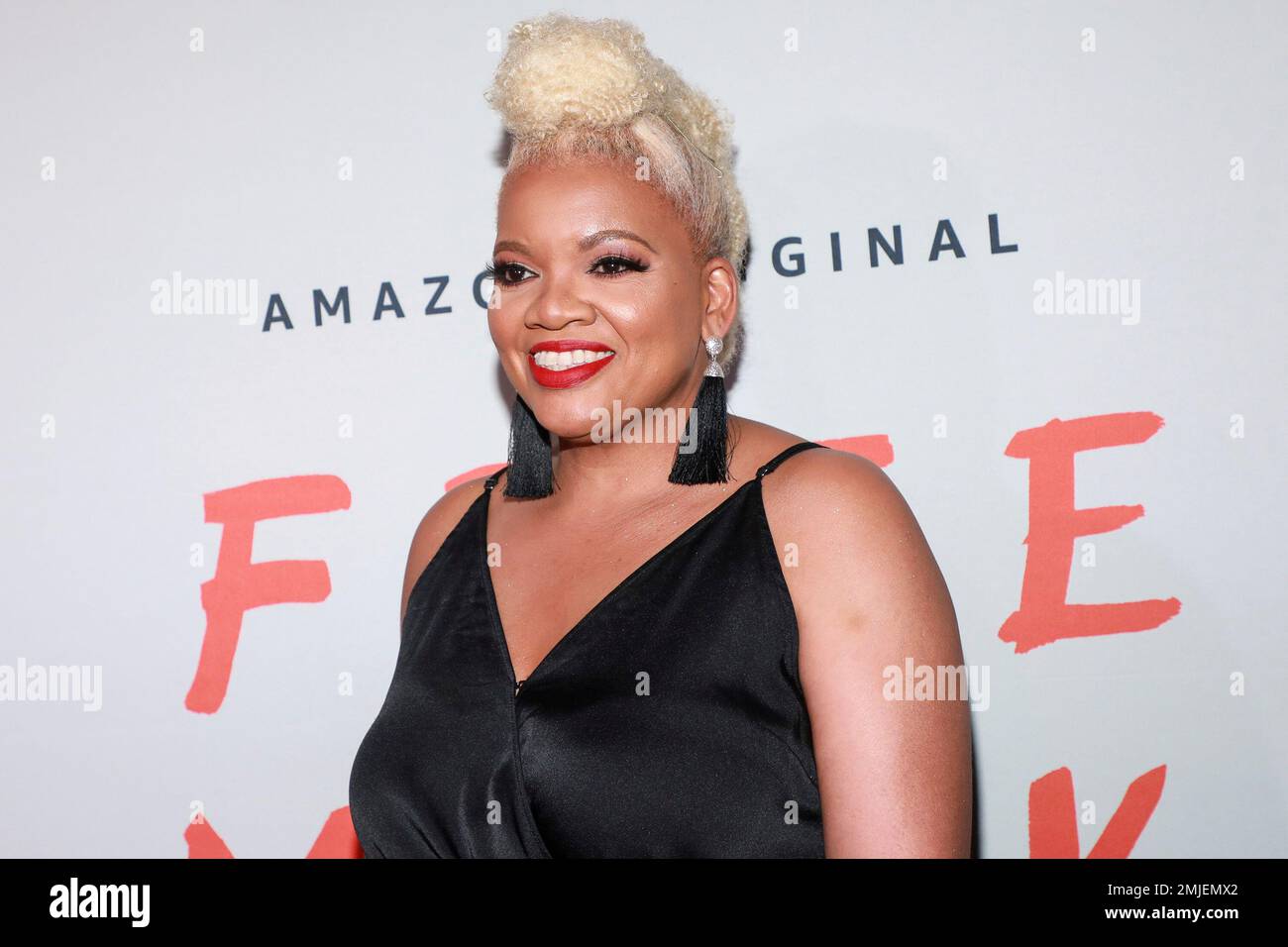 Latasha Gillespie attends the world premiere of Amazon Prime Video's ...
