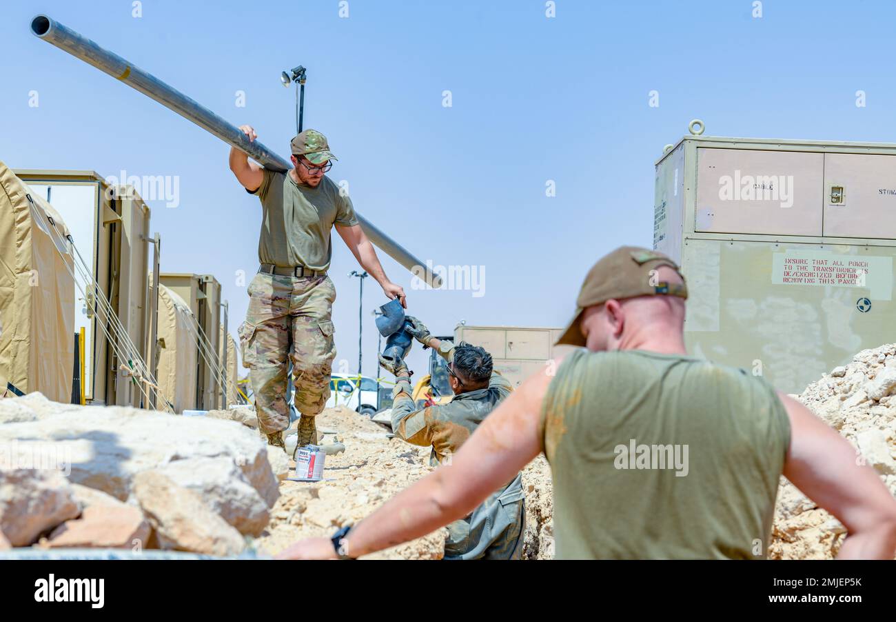 U.S. Air Force Tech. Sgt. Charles Hilton, a water and fuels system ...