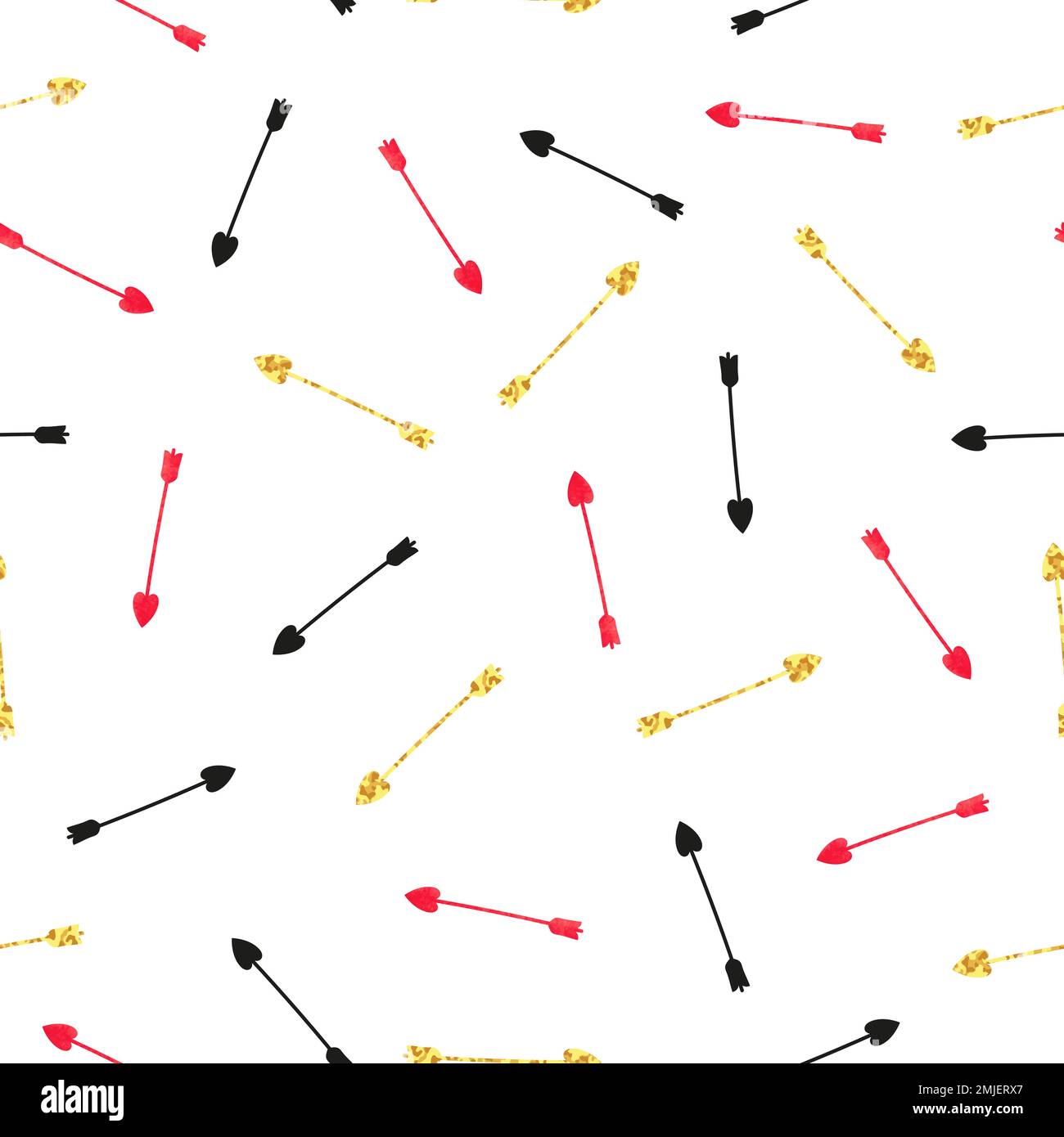 Cupid arrows seamless pattern. Vector illustration Stock Vector Image ...