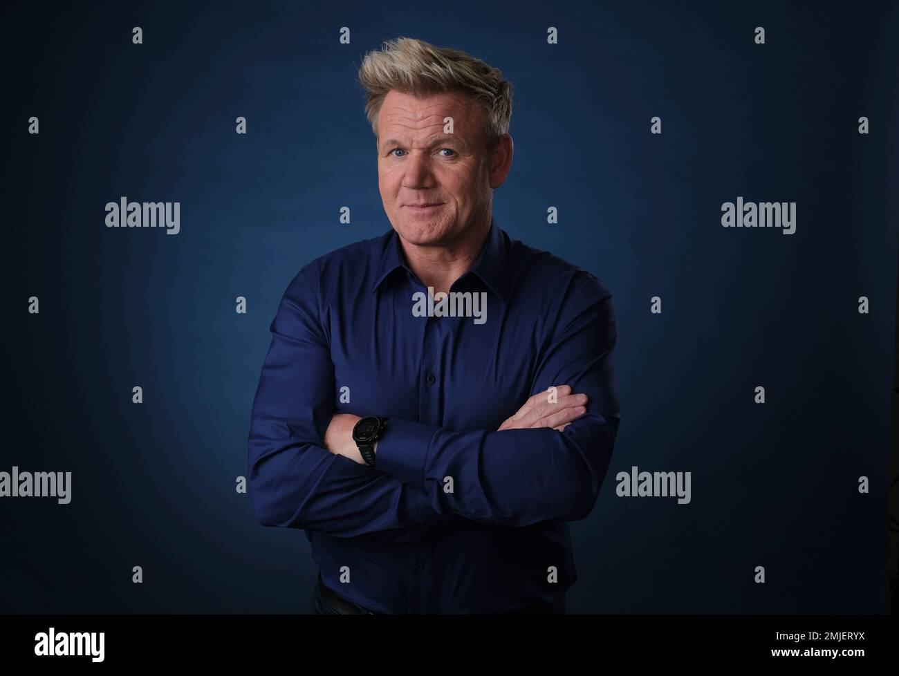 This July 24, 2019 photo shows chef and TV personality Gordon Ramsay ...