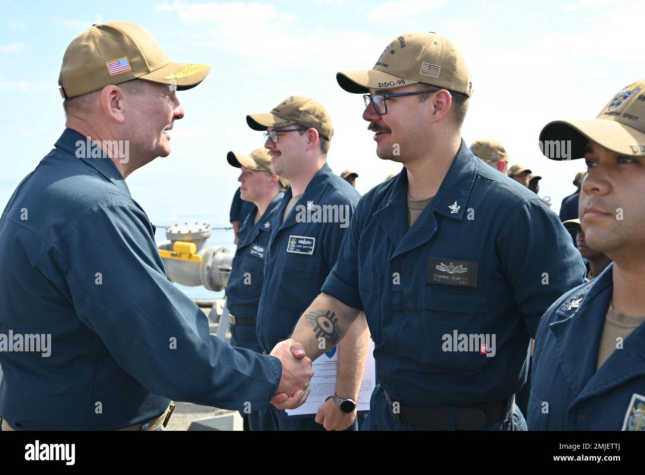 220827-N-TR286-0009 MEDITERRANEAN SEA (August 27, 2022) Rear Adm. Scott ...