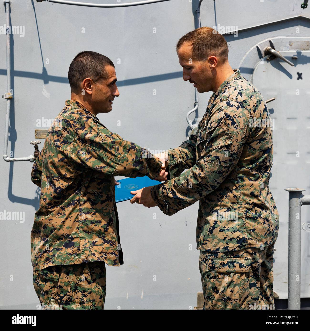 U.S. Navy HM1 Johnathan Litvak, a hospital corpsman with Combat ...