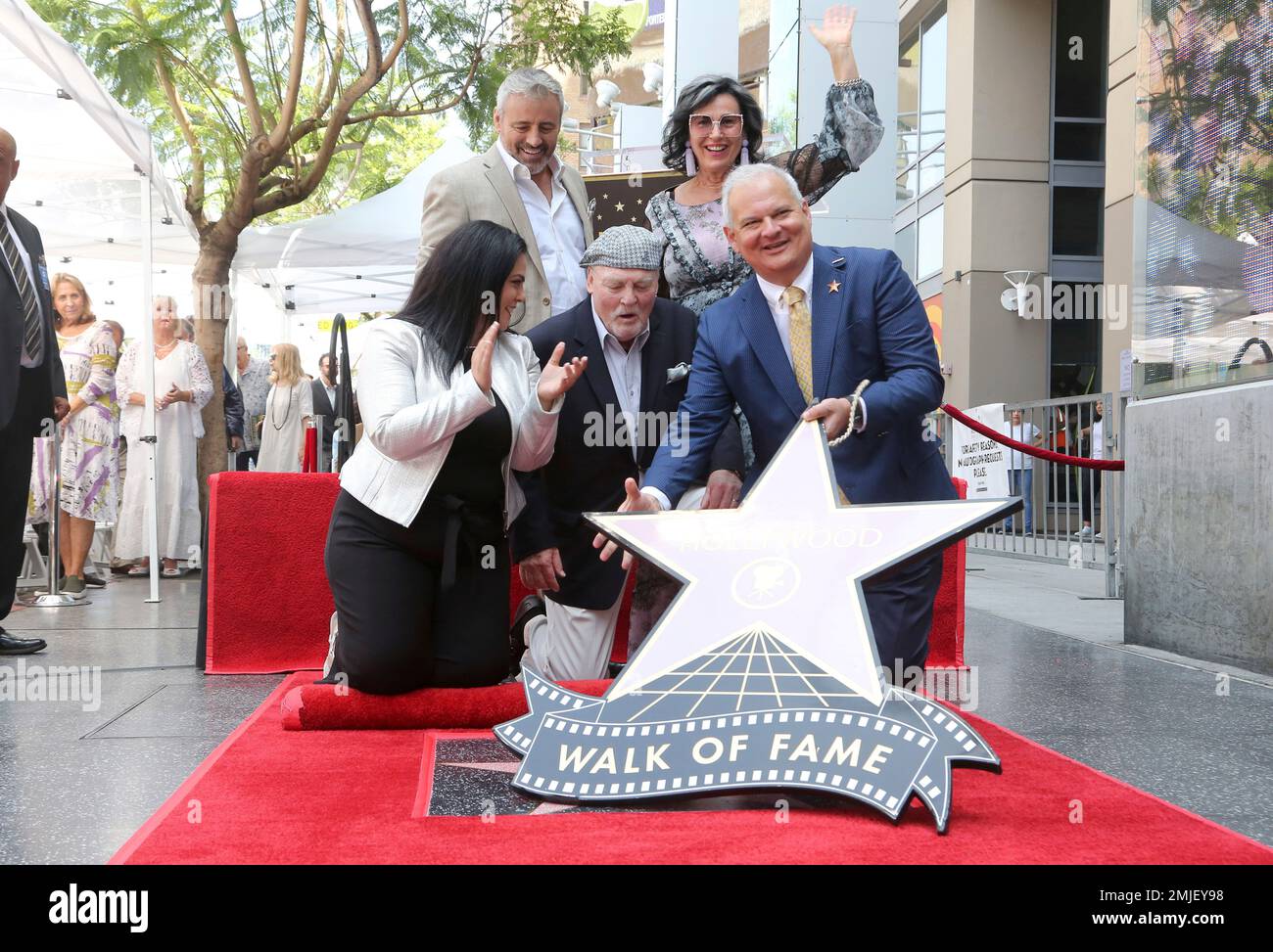 Rana Ghadban, from left, Matt LeBlanc, Stacy Keach, Malgosia Tomassi ...