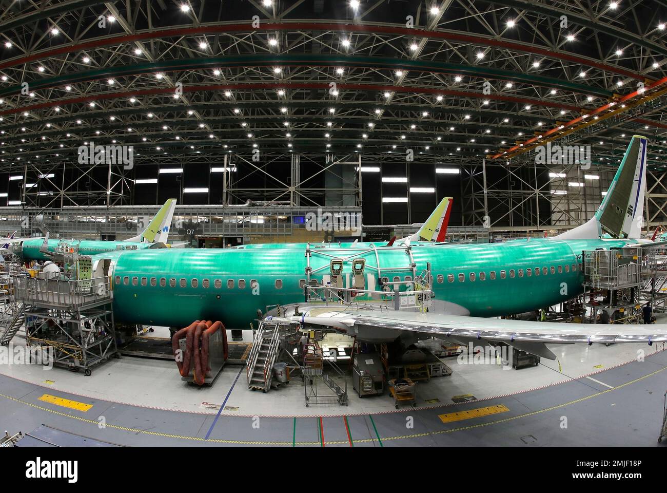 FILE- In this March 27, 2019, file photo, a Boeing 737 MAX 8 airplane ...
