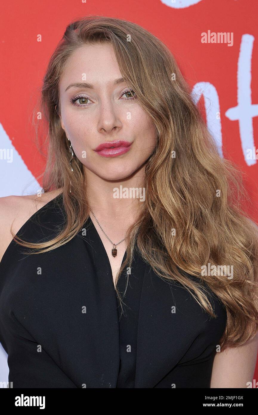 Alexandra Vino attends the LA premiere of "Love, Antosha" at ArcLight ...