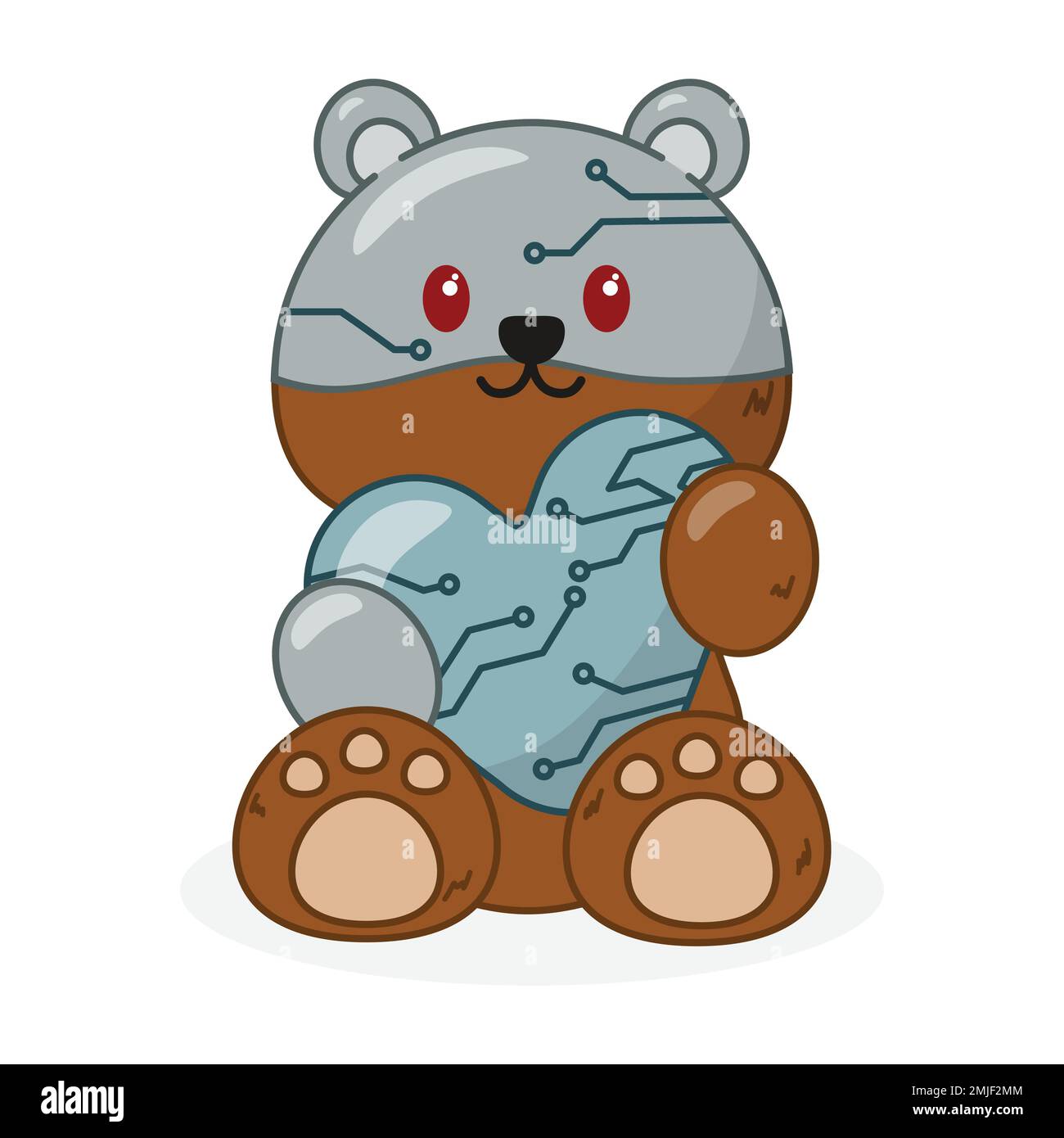 Robot cartoon Cut Out Stock Images & Pictures - Alamy