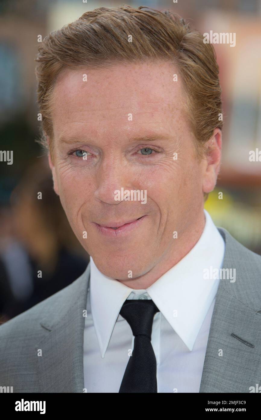 Actor Damian Lewis poses for photographers upon arrival at the UK ...