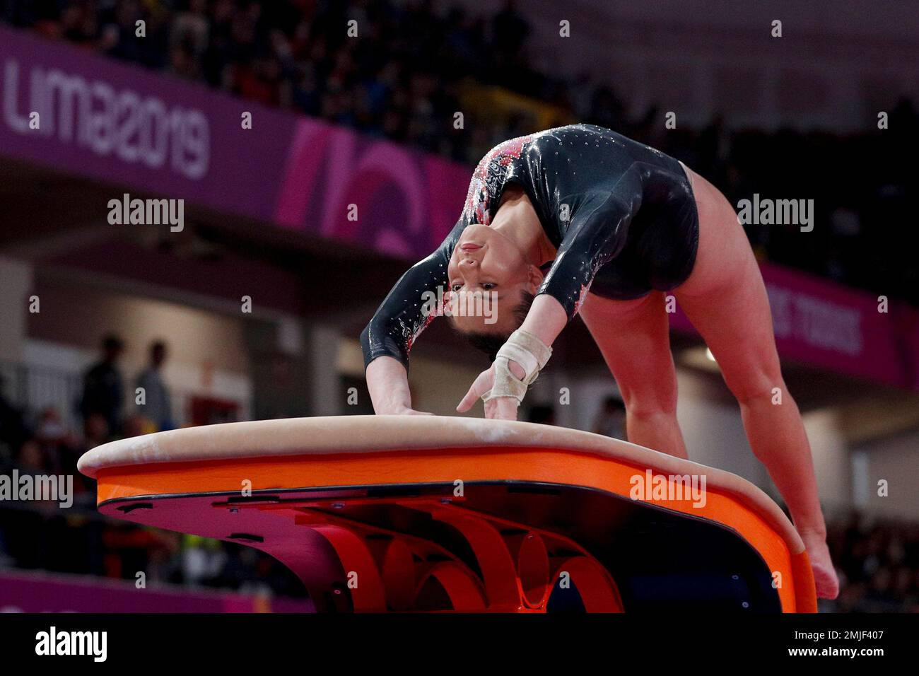 Shallon Olsen of Canada competes to win the bronze medal in the women's ...