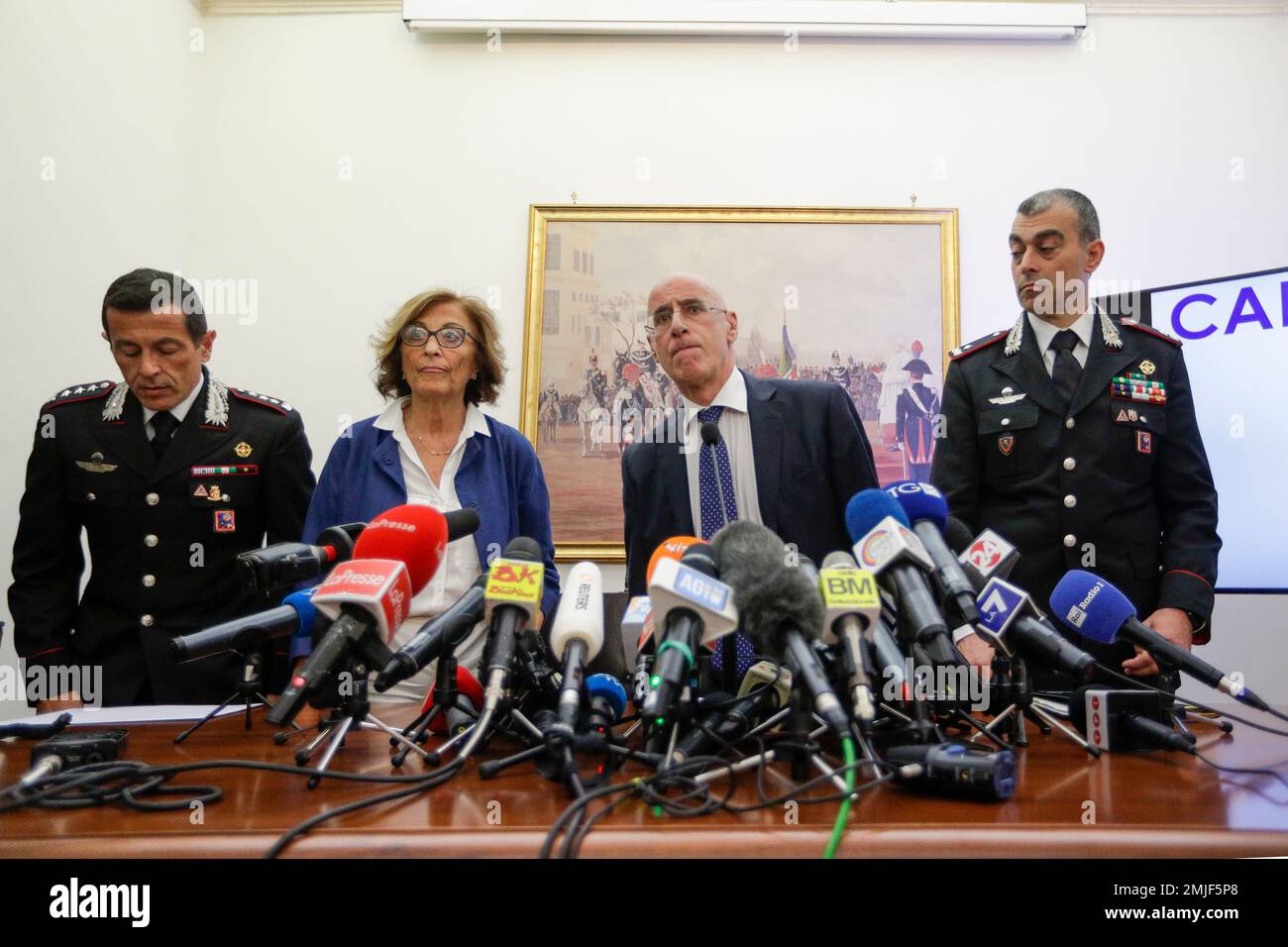 CORRECTS SPELLING OF PERSON AT RIGHT FROM GARGANO TO GARGARO - From ...