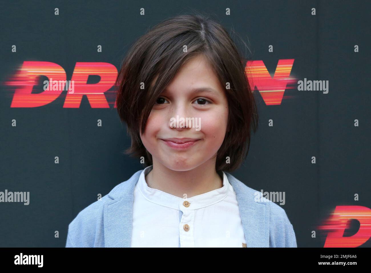 Asher Miles Fallica attends the LA Premiere of "Driven" at the ArcLight ...