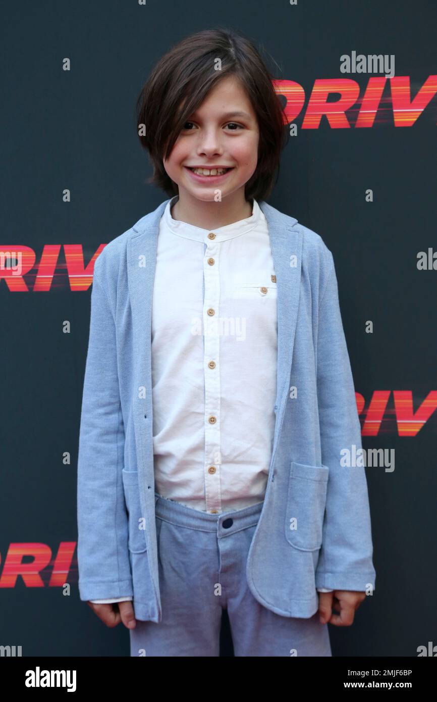 Asher Miles Fallica attends the LA Premiere of "Driven" at the ArcLight ...