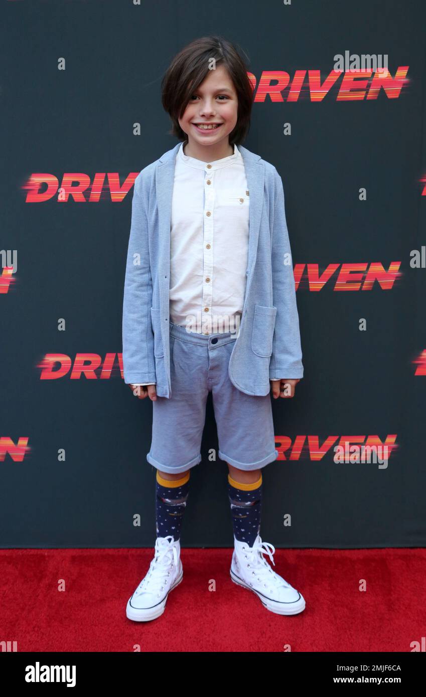 Asher Miles Fallica attends the LA Premiere of "Driven" at the ArcLight ...