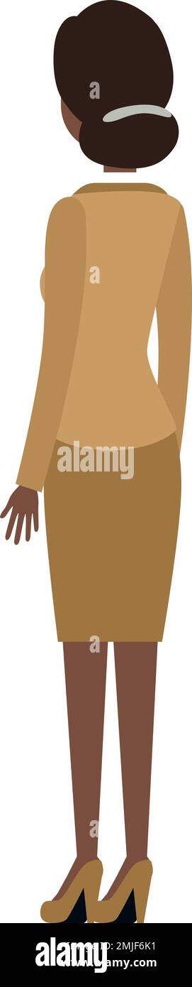 Professional female office employee teacher Stock Vector Images - Alamy