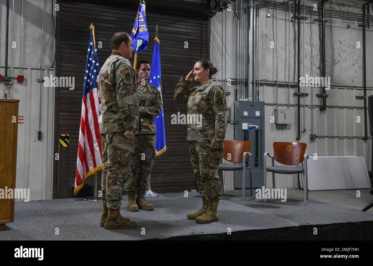 Maj. Naomi Ballard assumes command of the 477th Maintenance Squadron ...