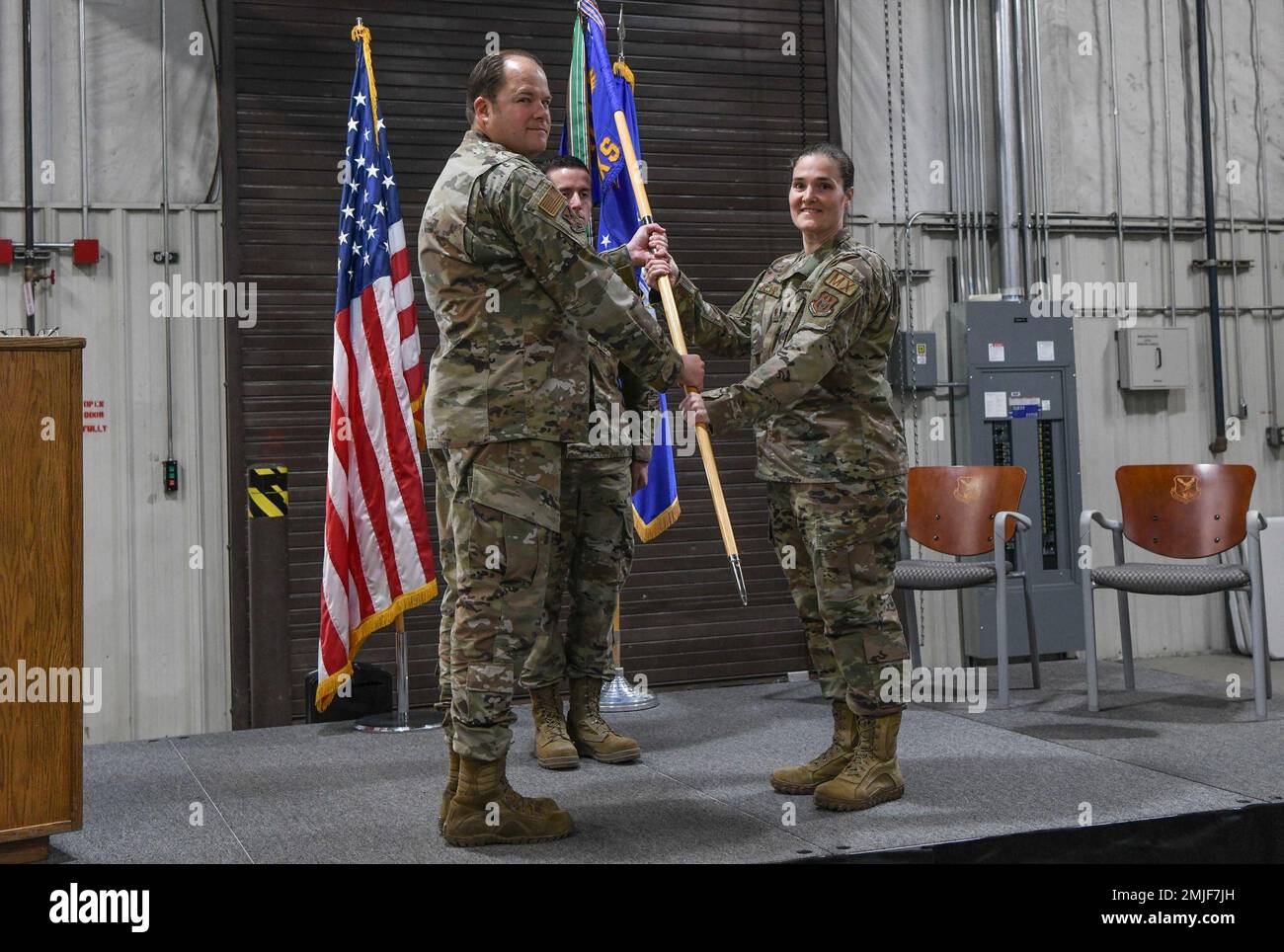 Maj. Naomi Ballard assumes command of the 477th Maintenance Squadron ...