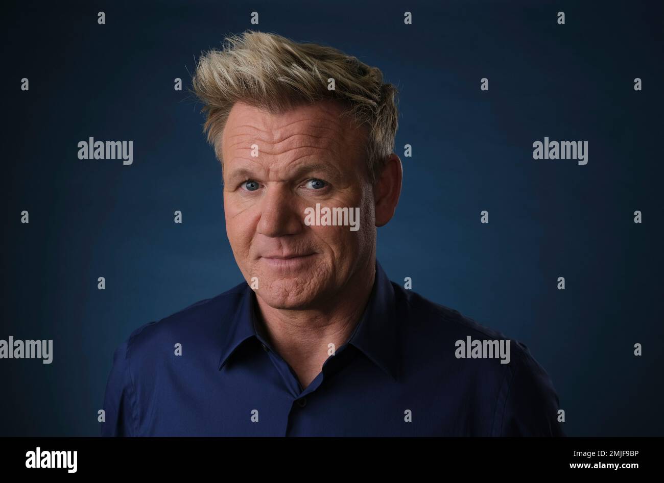 This July 24, 2019 photo shows chef and TV personality Gordon Ramsay ...