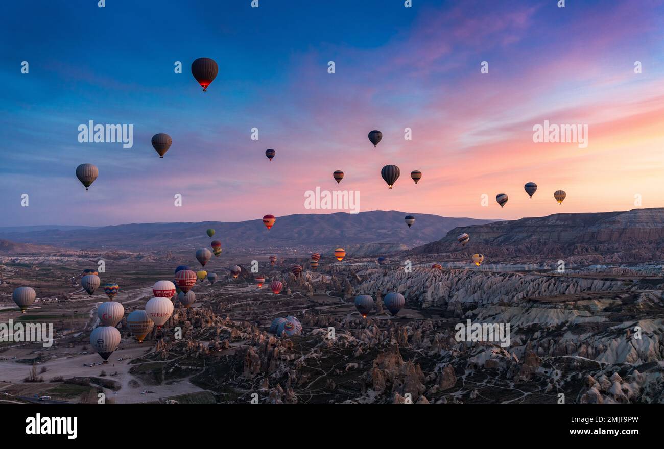 Turkey's hot air balloon Stock Photo - Alamy
