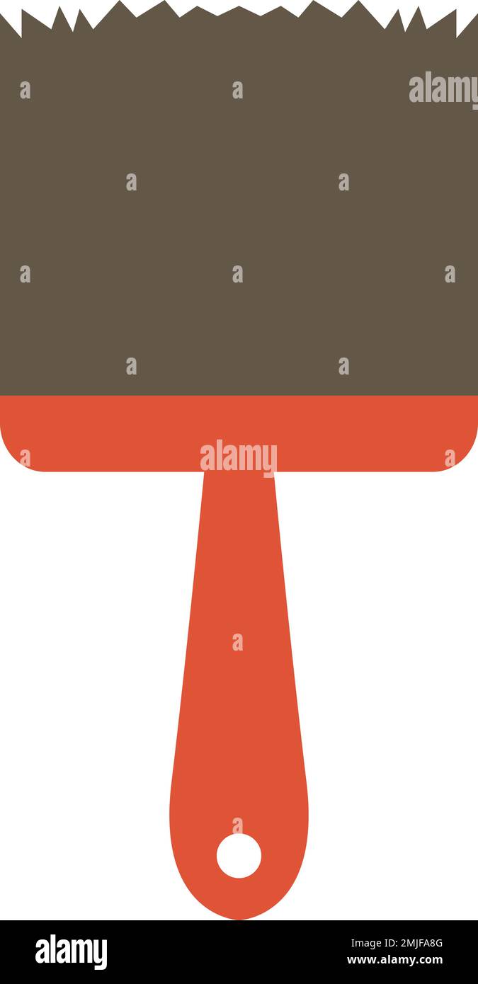 Paint brush. Construction tool. Building repair symbol Stock Vector ...
