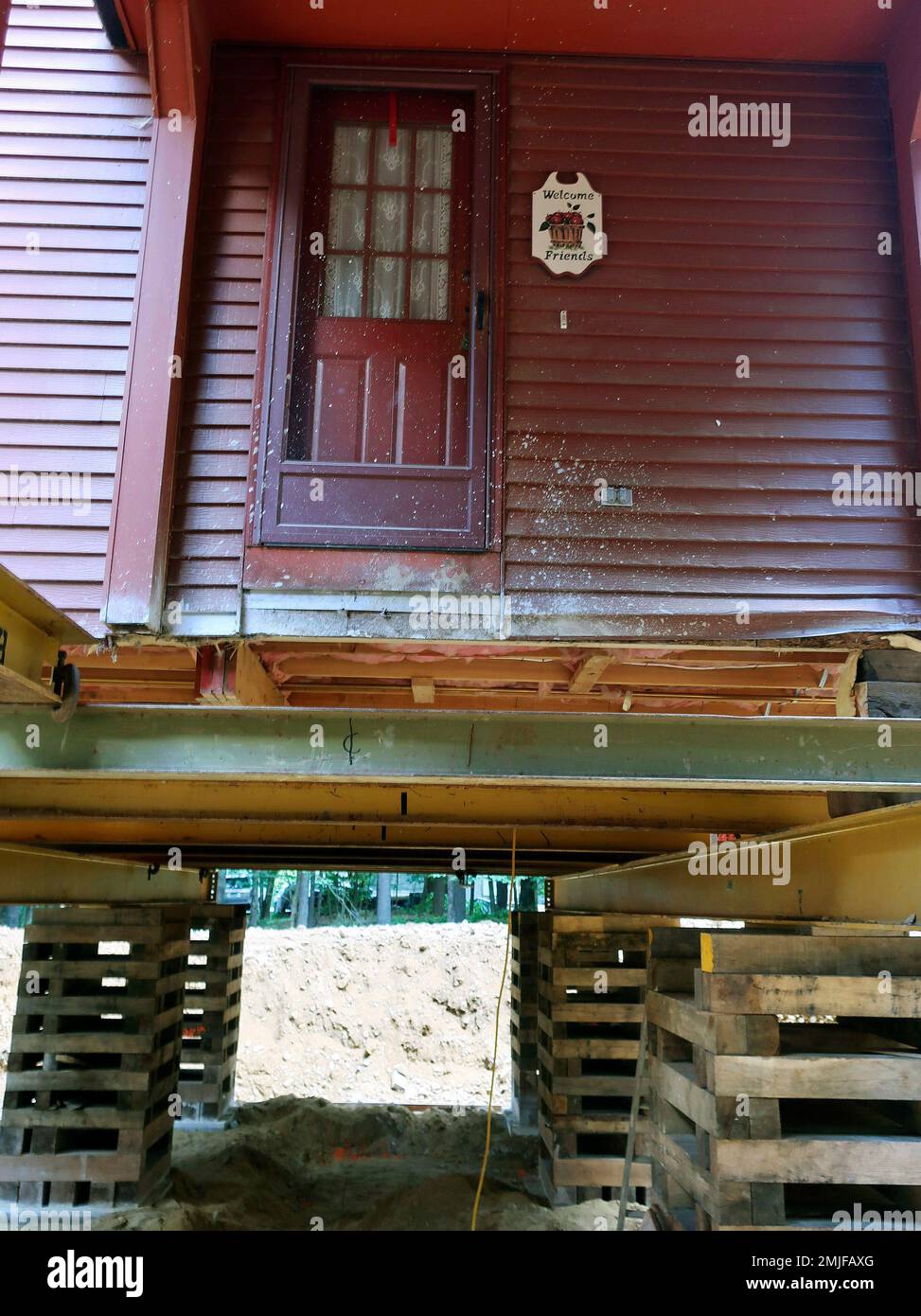 In this July 1, 2019 photo, Peter Brenn's home in Willington, Conn ...
