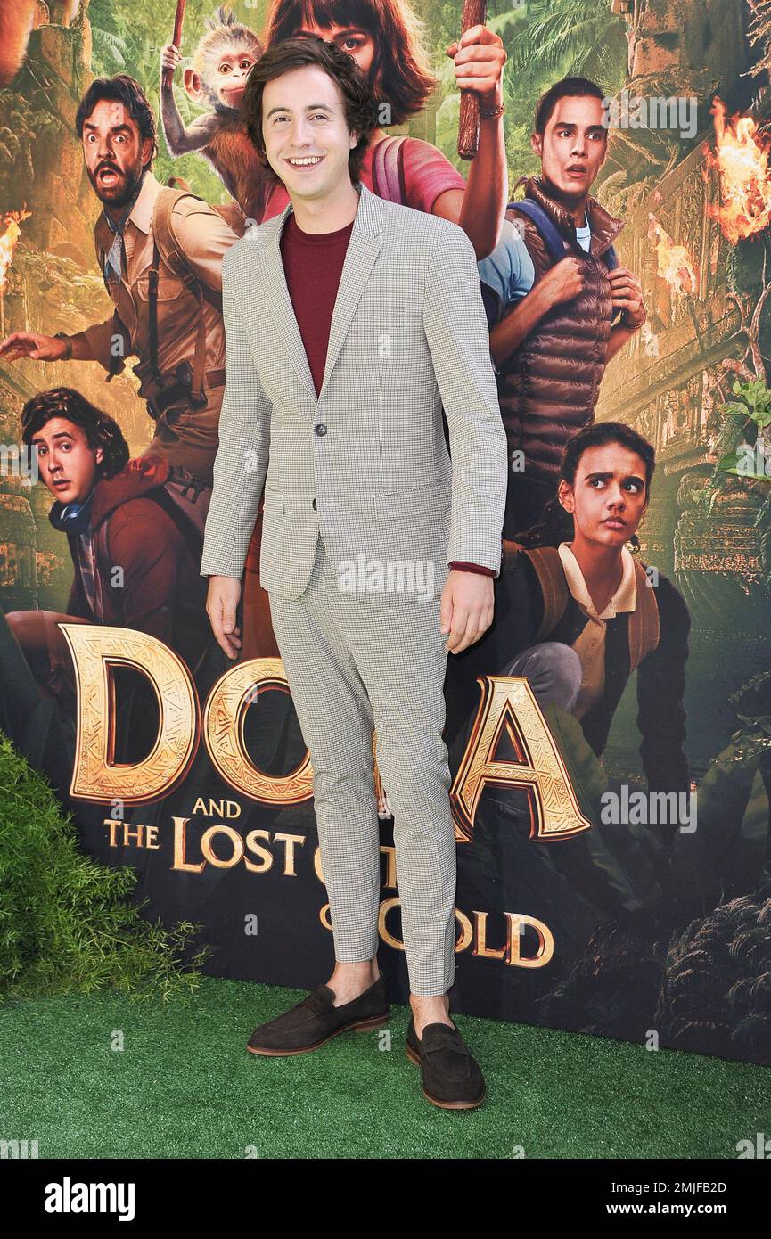 Nicholas Coombe attends the LA premiere of "Dora and the Lost City of ...