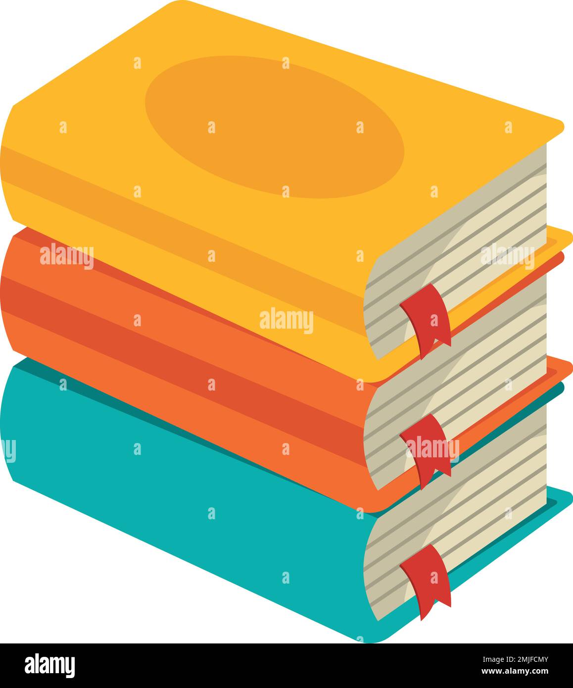 books with bookmarks Stock Vector Image & Art - Alamy