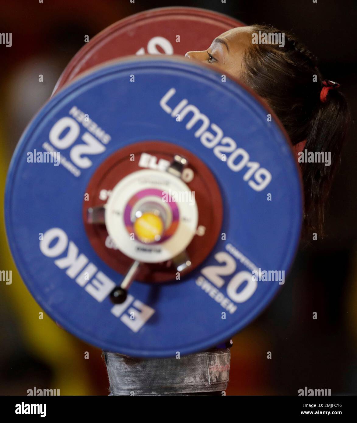 Genesis Rodriguez of Venezuela competes for the gold in the women's ...