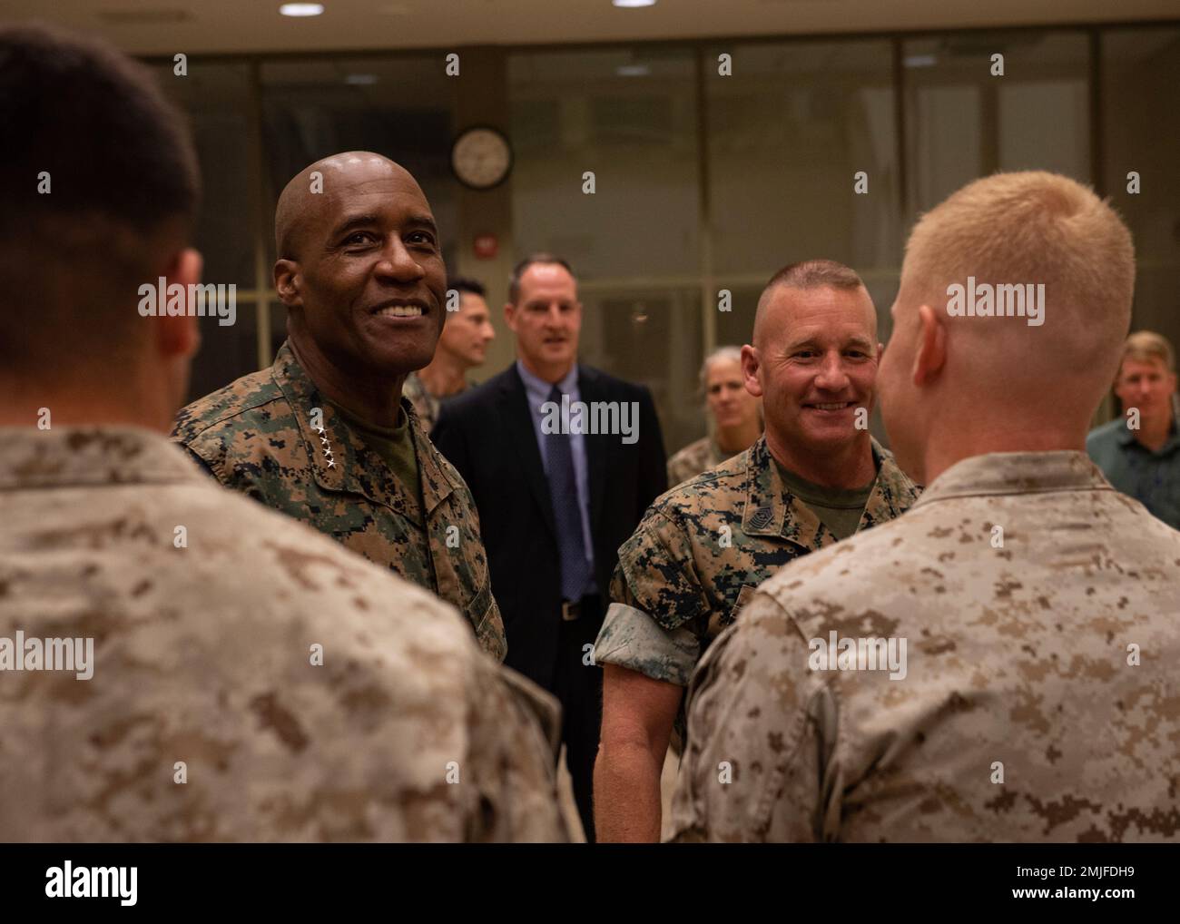 U.S. Marine Corps Gen. Michael Langley, commander, U.S. Africa Command ...