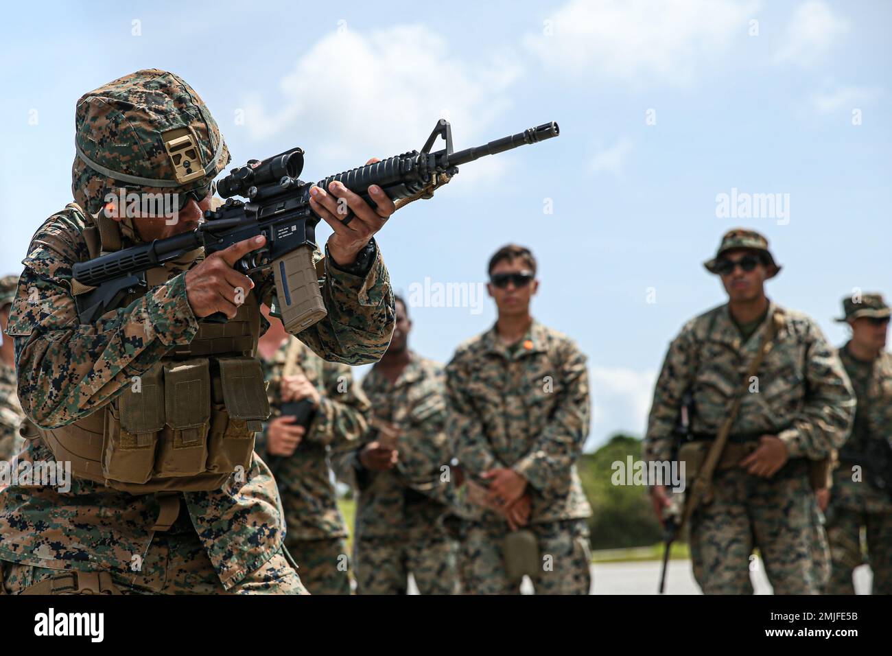 U.S. Marine Corps Sgt. Maj. Jaime Lerma, Combat Logistics Battalion 4 ...