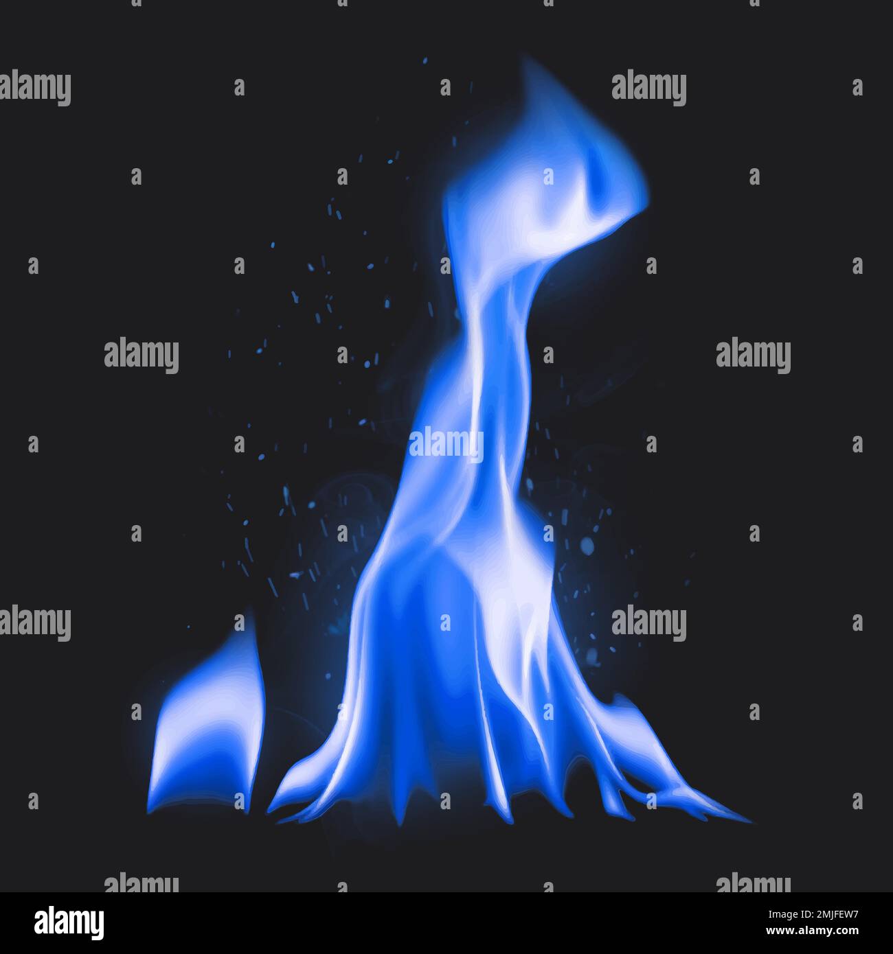 Torch flame realistic fire realistic Stock Vector Images - Alamy