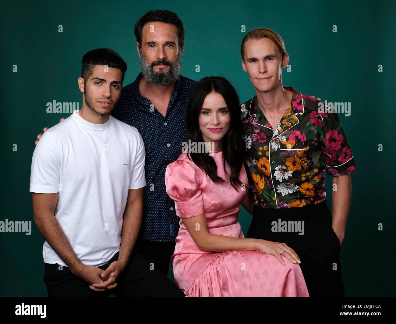 From left, Mena Massoud, Rodrigo Santoro, Abigail Spencer and Rhys ...