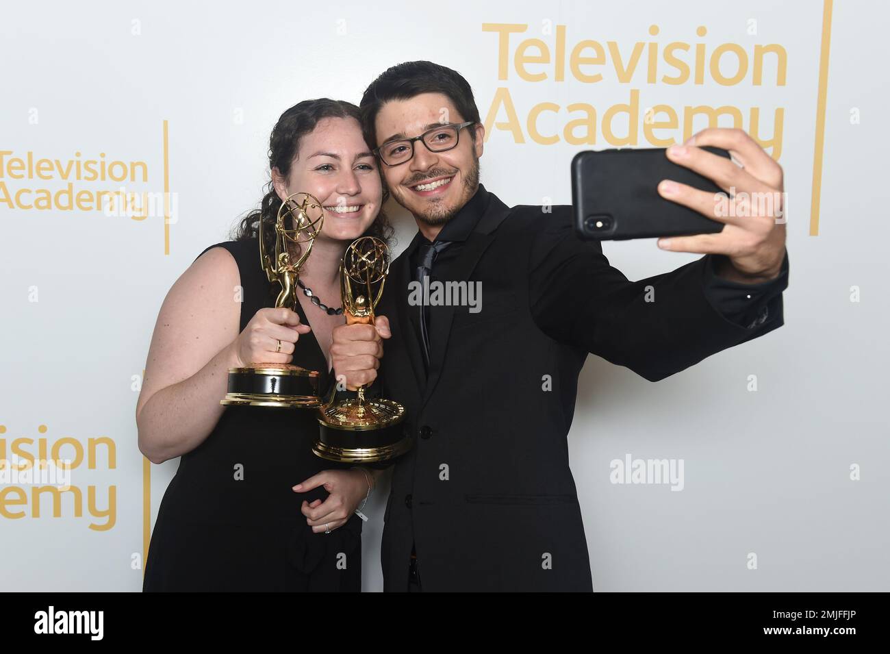 EXCLUSIVE - Jacqueline Reyno, left, and Travis LaBella of KCET, the ...