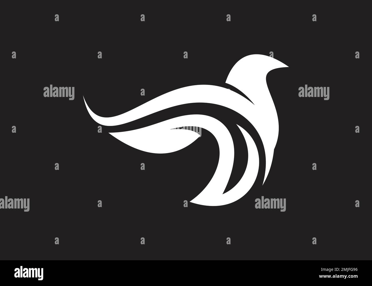 bird logo design Stock Vector Image & Art - Alamy