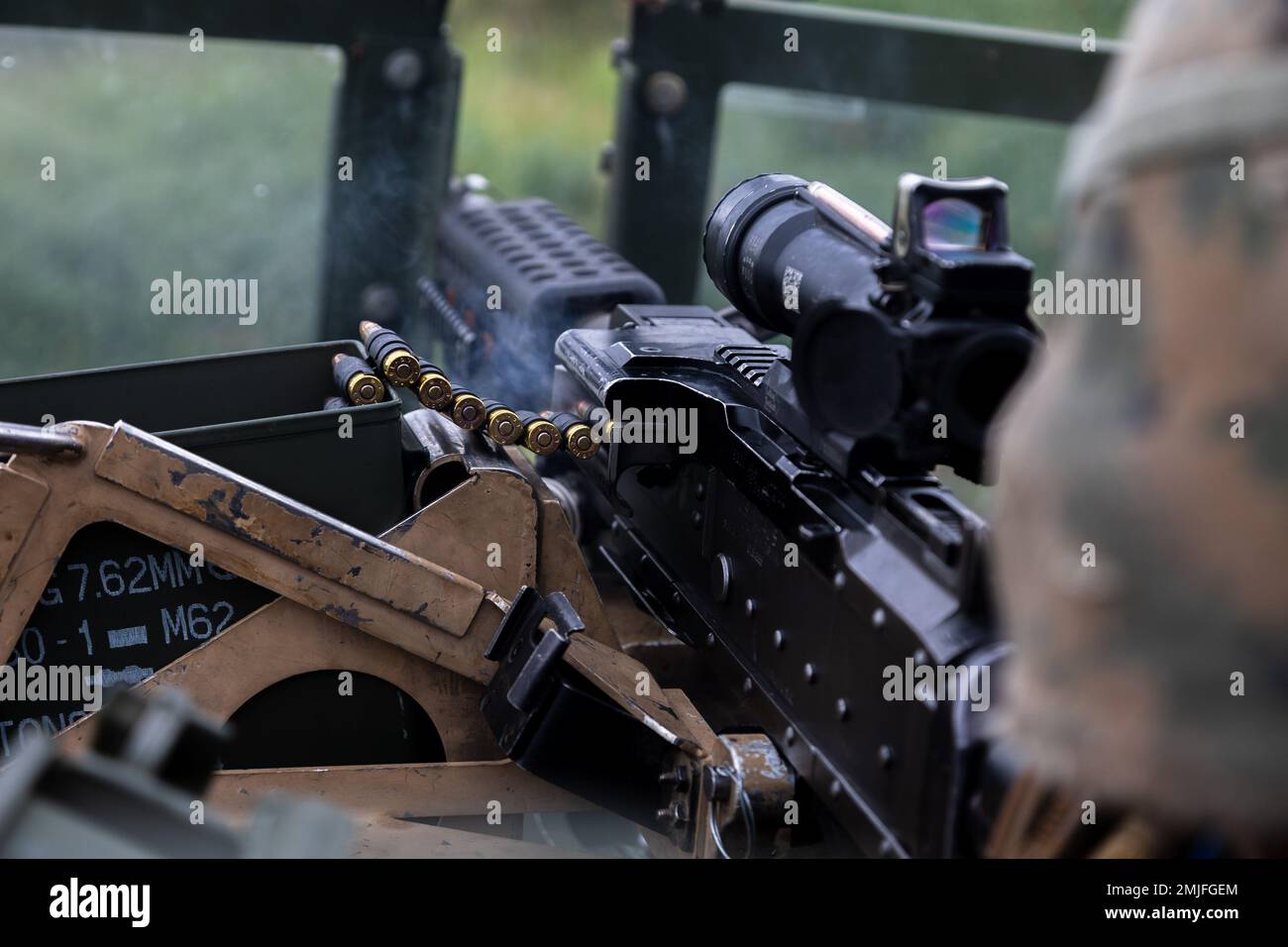 U.S. Marines with 3d Battalion, 12th Marines, 3d Marine Division fire ...