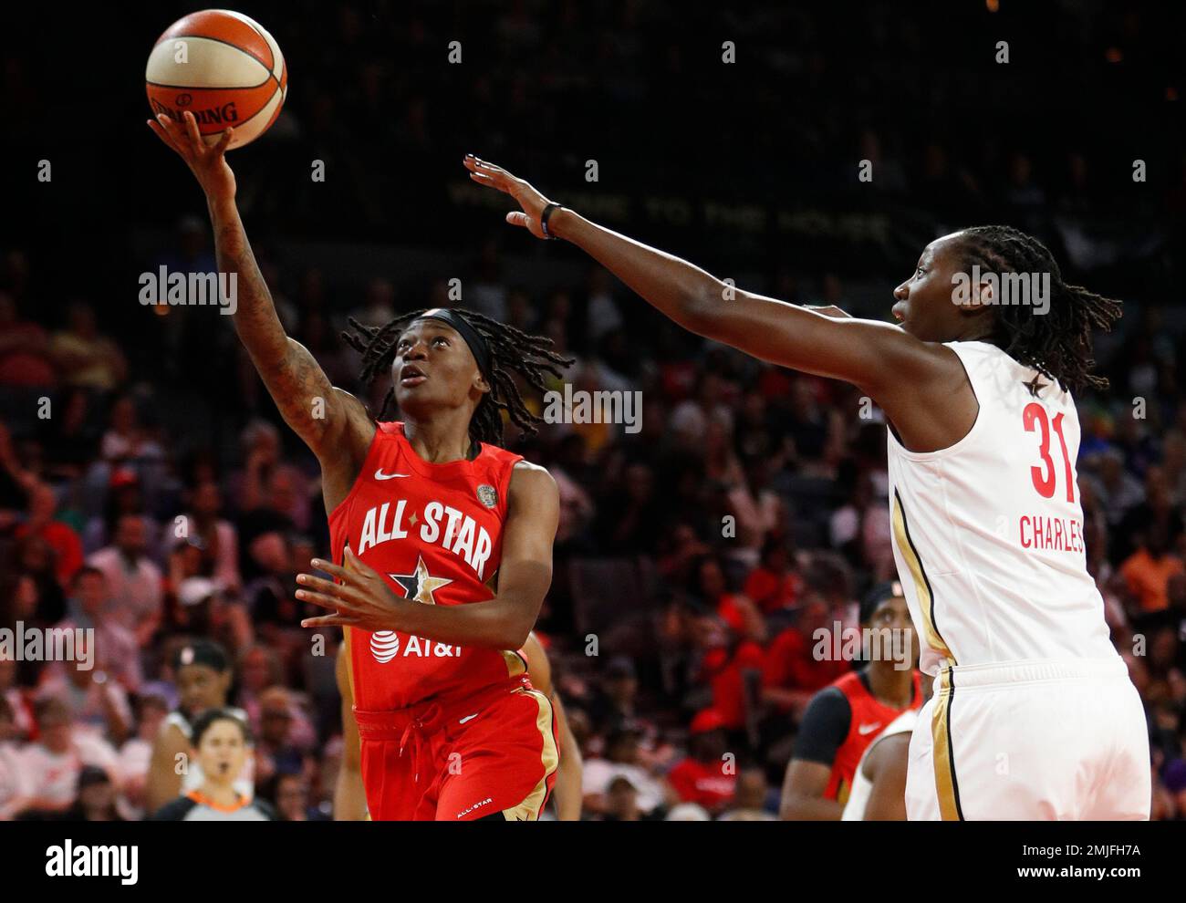 Indiana Fever's Erica Wheeler, of Team Wilson, shoots around New York ...
