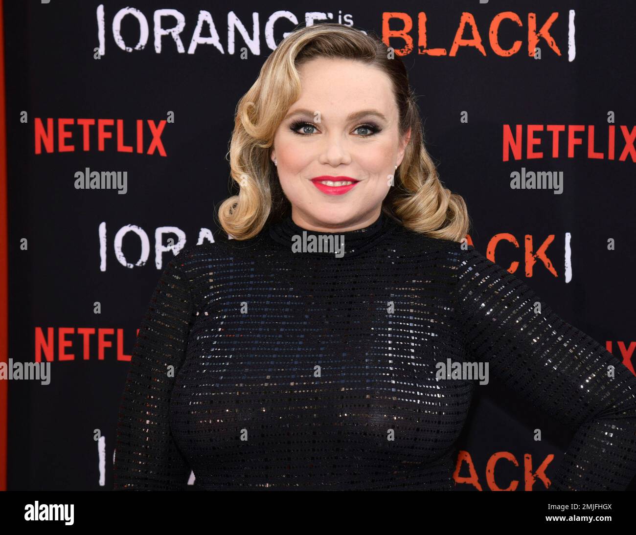 Amanda Fuller attends the final season premiere of Netflix's "Orange Is ...
