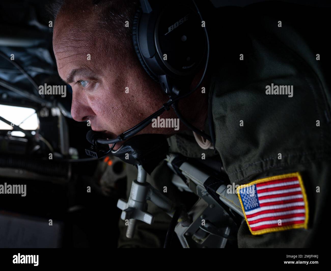Senior Master Sgt. William Geary, a boom operator with the 328th Air ...