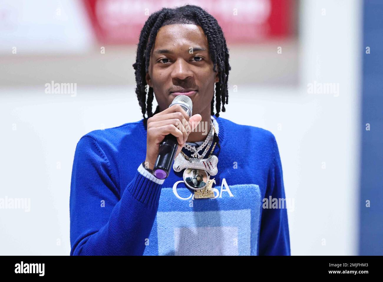 Middletown, DE, USA. 27th Jan, 2023. Denver Nuggets point guard NAH ...