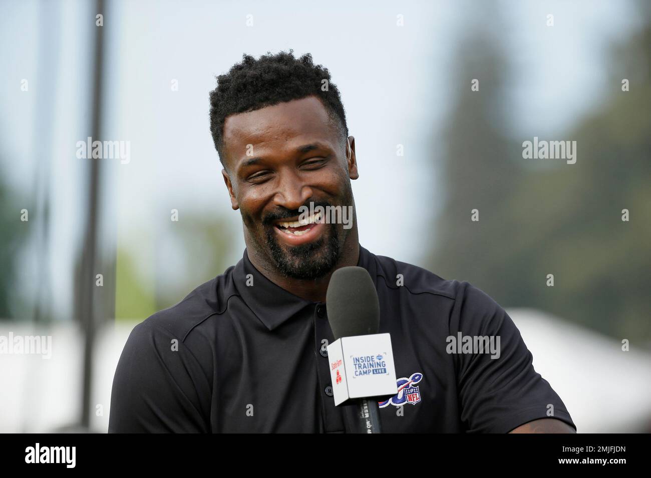 NFL network analyst James Jones during the Oakland Raiders NFL football ...