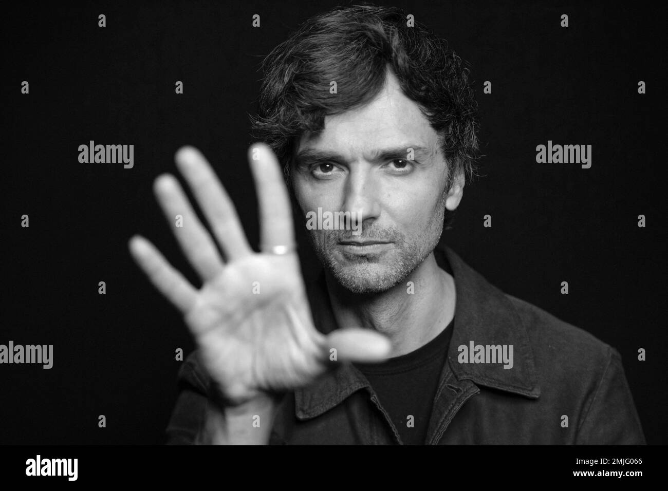 David Jarre attending a Portrait Session during the 30th Gerardmer ...