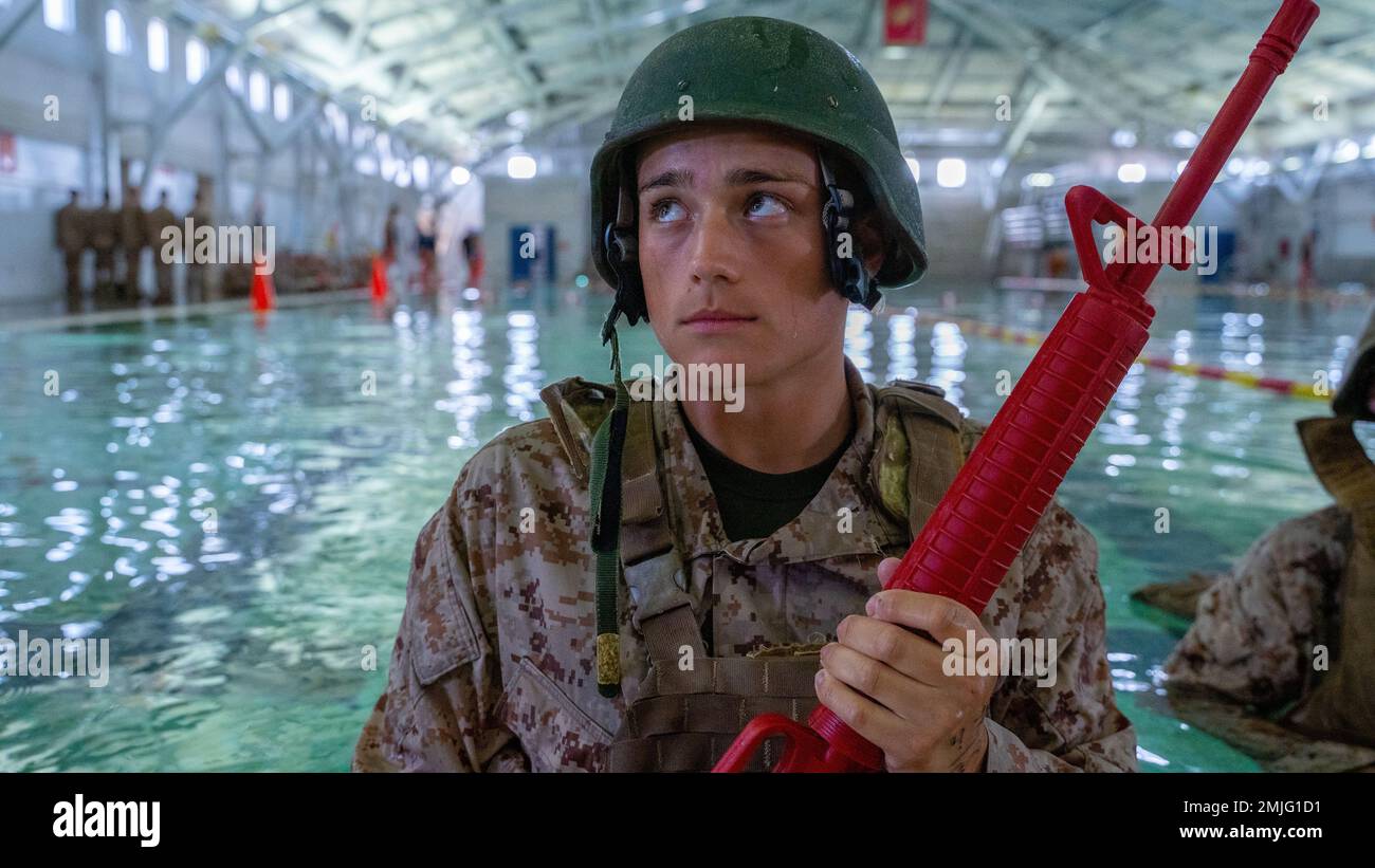 U.S. Marine Corps Recruit Jayden Nordquist with India Company, 3rd ...