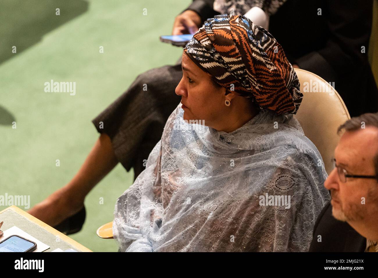 New York, USA. 27th Jan, 2023. Deputy Secretary-General Amina Mohammed ...