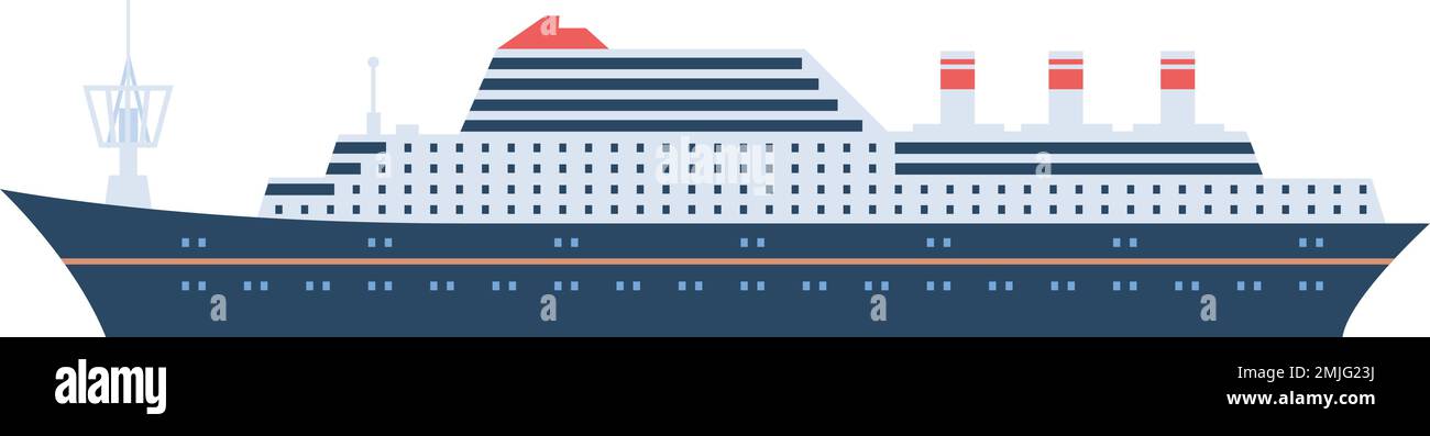 Passenger ship icon. Big cruiser naval transport Stock Vector Image ...