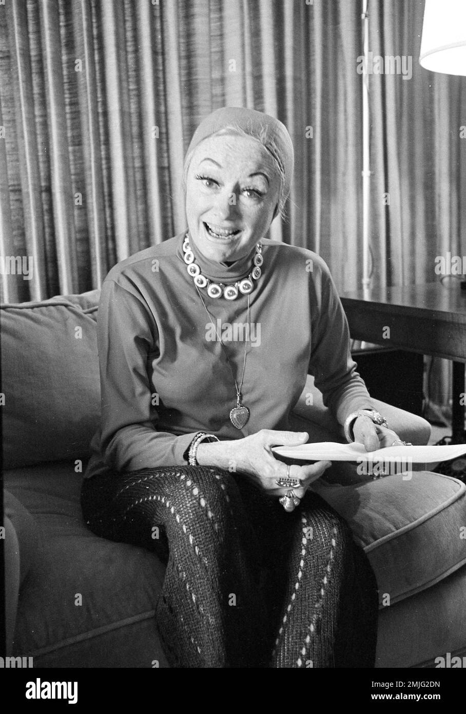 Comedian Phyllis Diller is pictured in San Francisco, July 1972. (AP ...