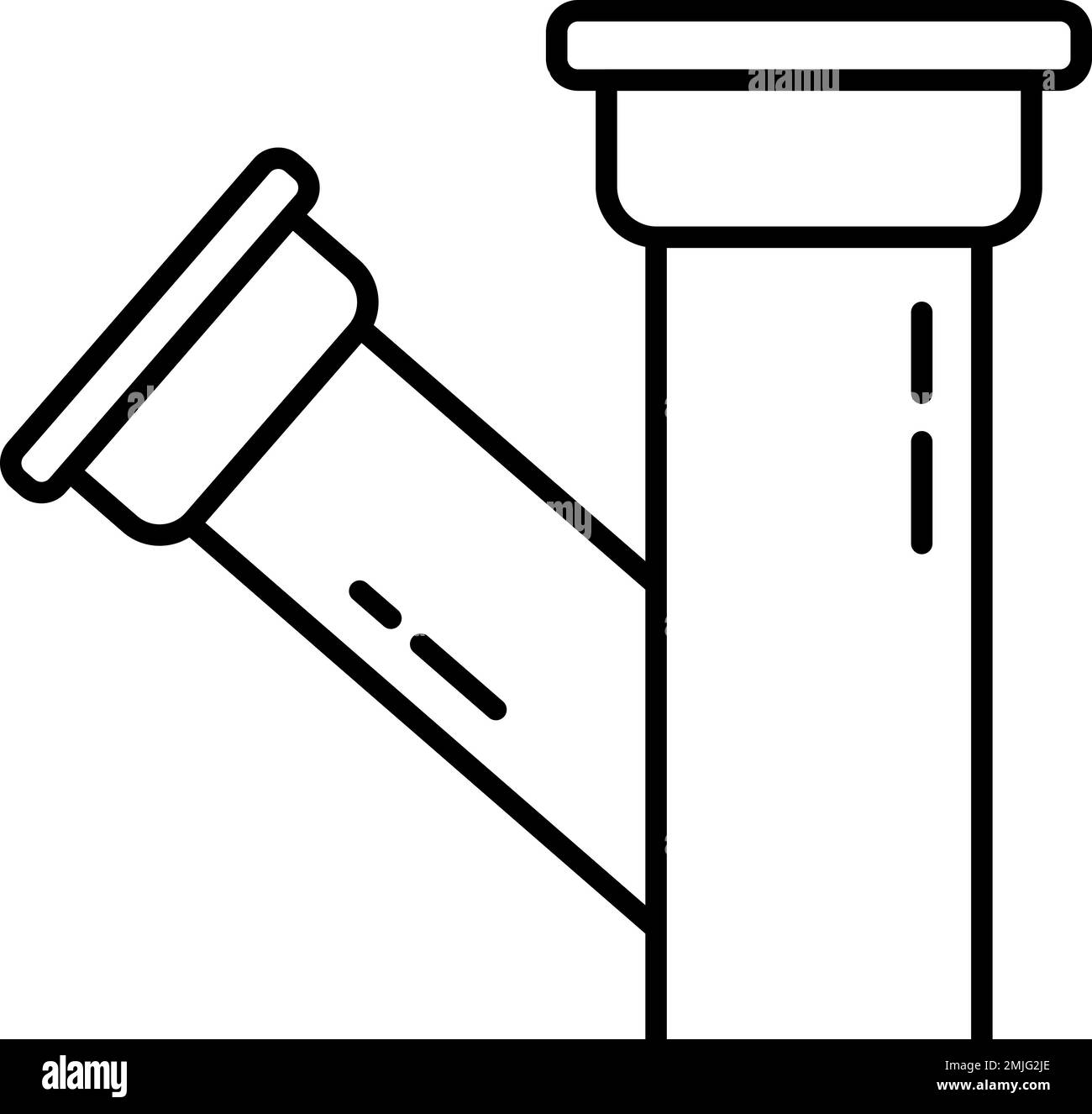 Construction, pipe, pipeline vector icon on transparent background ...