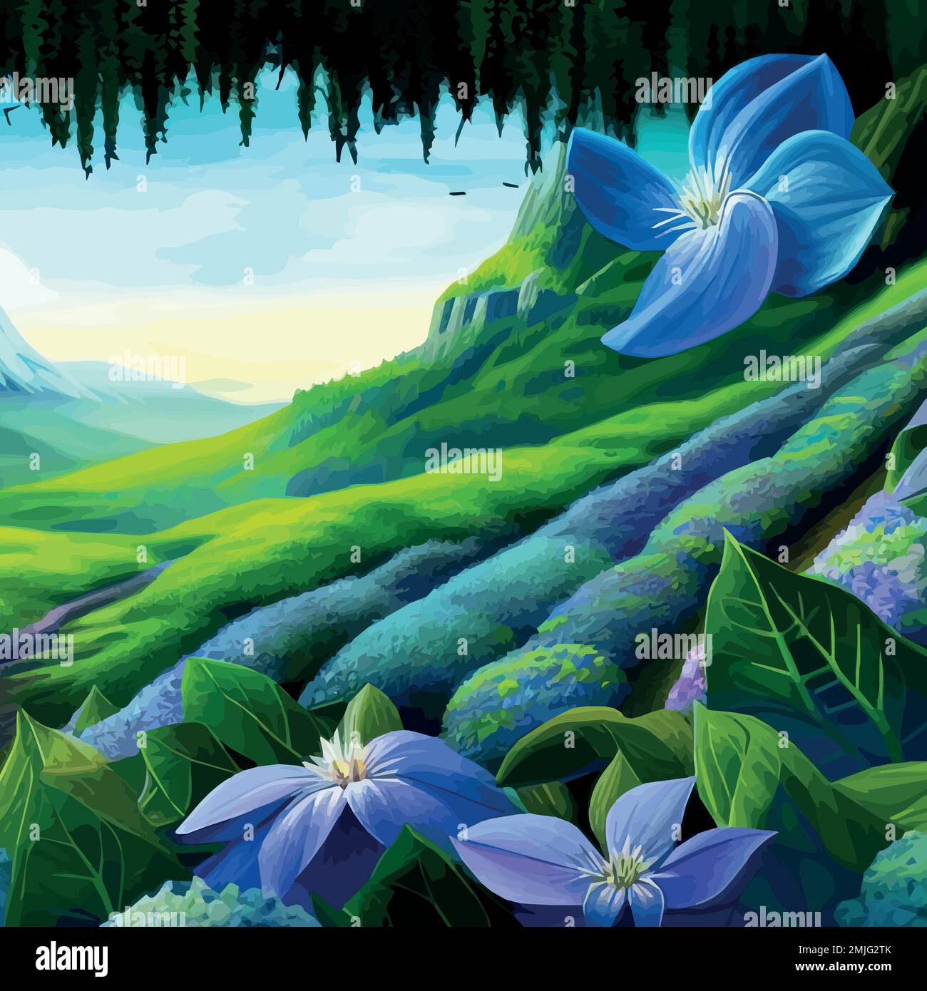 Original eco resort Stock Vector Images - Alamy